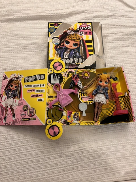 L.O.L. SURPRISE! O.M.G. Remix Pop B.B. Fashion Doll with Music and 25 ...