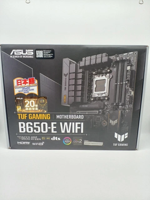 ASUS TUF GAMING B650-E WiFi ATX Motherboard for AM5 Ryzen 7000/8000G ...