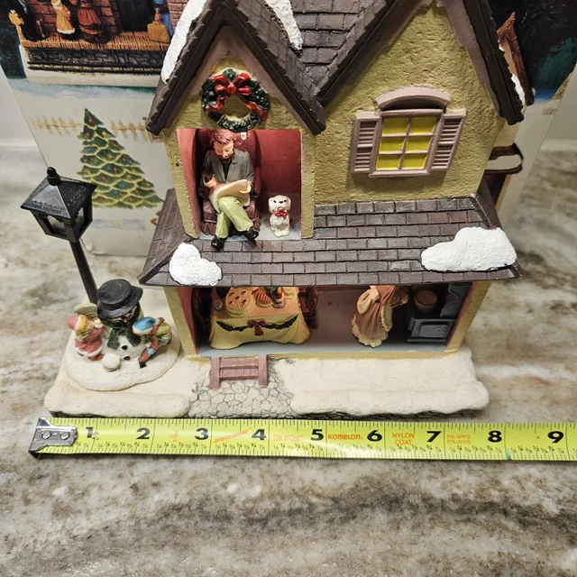 ROMAN INC. DICKENS Christmas Light Up Battery Christmas House Village ...