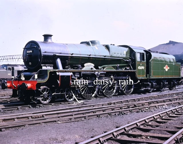 35MM SLIDE BR LOCOMOTIVE 45694 BELLEROPHON JUBILEE CLASS JUNE 1963 ...