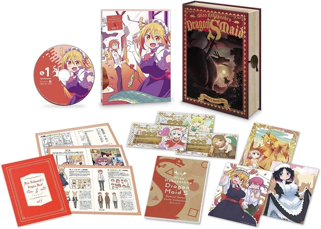 MISS KOBAYASHI'S DRAGON Maid S Vol.1 Deluxe Edition Blu-ray Book Box ...