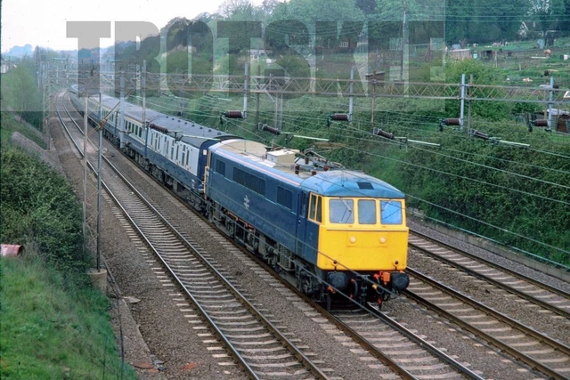 35MM SLIDE BR British Railways Electric Loco Class 86 86215 ...
