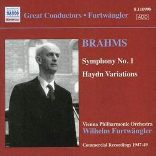 JOHANNES BRAHMS SYMPHONY No. 1, Haydn Variations (Furtwangler, Vienna Po) (CD) EUR 16,19 ...