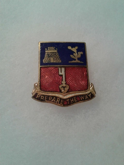 AUTHENTIC US ARMY 116th Engineer Battalion Unit DI DUI Crest Insignia £ ...