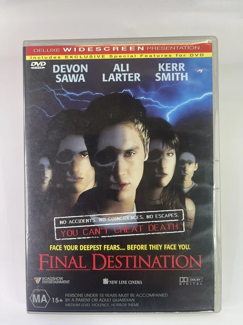FINAL DESTINATION 2000 DVD Movie Live-Action Film Devon Sawa Ali Larter ...