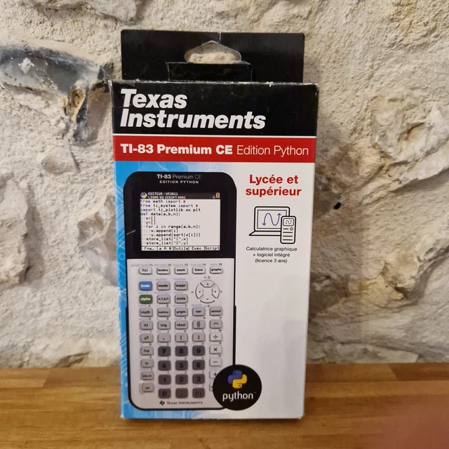 CALCULATRICE TI-83 PREMIUM Ce Édition Python Graphique Neuve EUR 56,90 ...