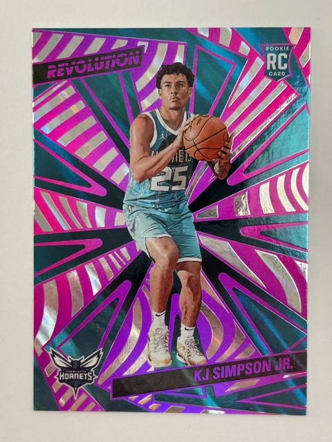 PANINI REVOLUTION 24-25 Kj Simpson Jr. Rc Gold Lava /10 #117 Hornets ...