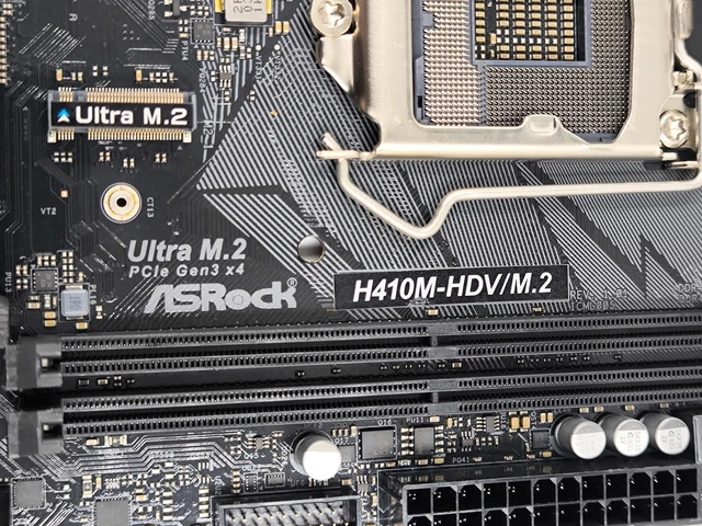 ASROCK H410M-HDV/M.2 MOTHERBOARD - Not Working £37.49 - PicClick UK