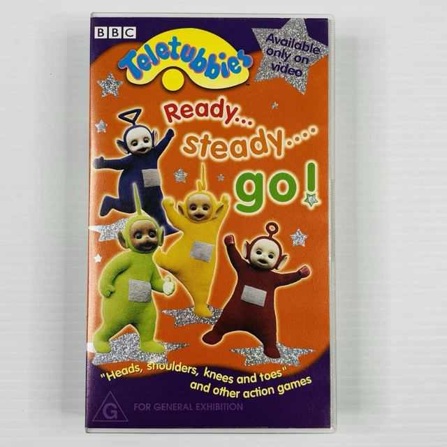 TELETUBBIES READY STEADY Go VHS Tape Tested & Working Tracked Postage £ ...