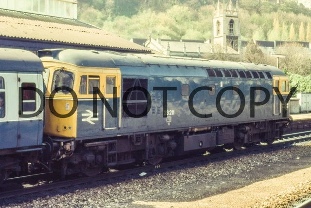 UK DIESEL TRAIN Railway Photograph Of Class 33 33211 Loco. (Rm33-377) £ ...