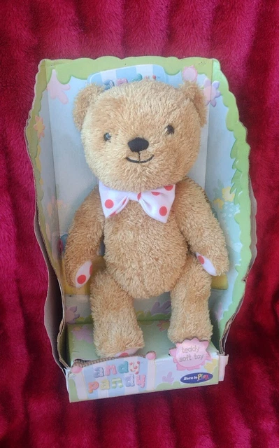 CBEEBIES JOINTED TEDDY soft toy plush bear New in box from Andy Pandy £ ...
