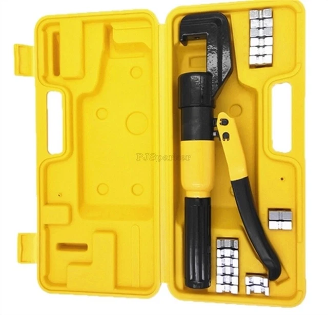 LUG TERMINAL CRIMPER Quick Crimping Tool Hydraulic Pressure Pliers Wire ...