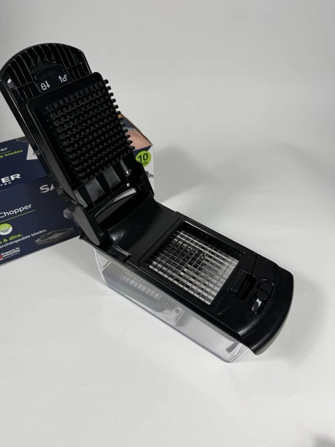 SALTER EXPERT 2-IN-1 Food Chopper Chop & Dice Onions Vegetable Slicer ...