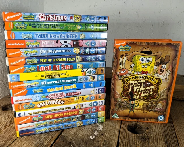 OFFICIAL SPONGEBOB SQUAREPANTS Animation DVD Bundle/Collection/Job Lot ...