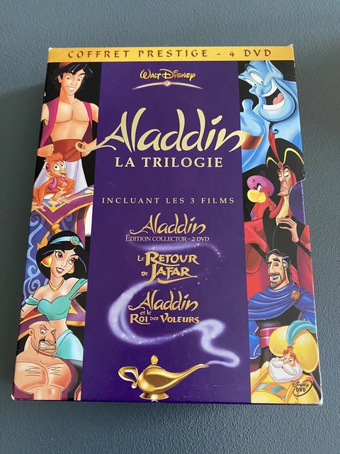 ALADDIN THE TRILOGY Les 3 Movies Walt Disney Prestige Box Dvd £15.47 ...