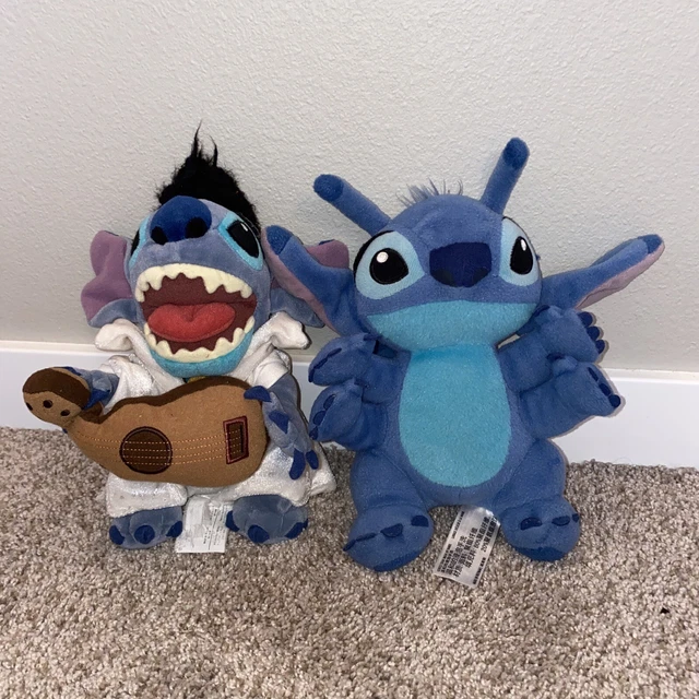 DISNEY STITCH & ELVIS Plush Dolls 8" Lilo & Stitch Movie Character ...