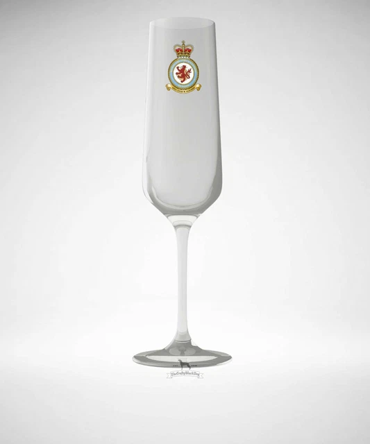 RAF BENSON - Champagne/Prosecco Flute British Army Gift Idea/Passing ...