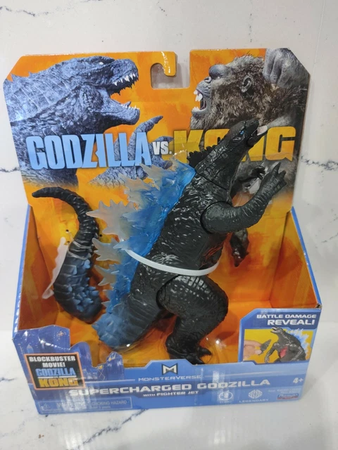 FIGURINE ARTICULÉE PLAYMATES Monsterverse GODZILLA VS KONG Supercharged ...