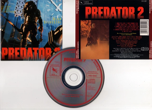 PREDATOR 2 - Alan Silvestri (CD BOF/OST) 1990 EUR 29,95 - PicClick FR
