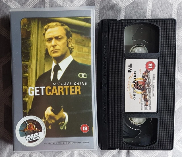 GET CARTER (VHS) Michael Caine + Britt Ekland + Ian Hendry + Alun ...