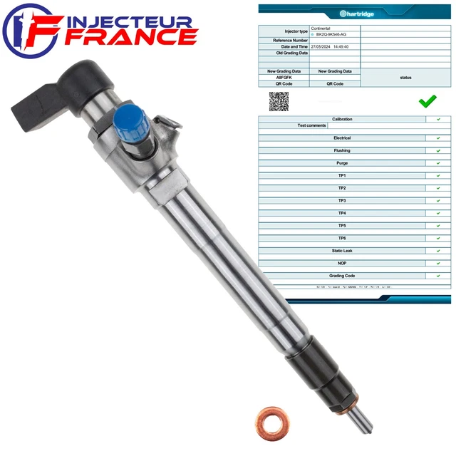 BK2Q9K546AG -A2C59517051 SIEMENS Injecteur Ford Transit Citroen Jumper 2.2TDCi EUR 104,95 ...