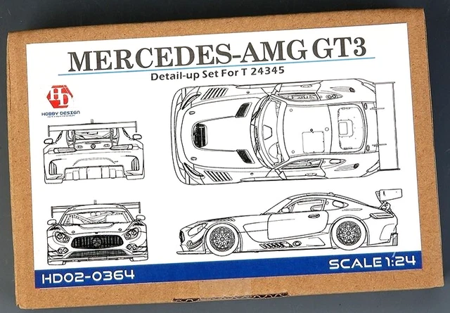 TAMIYA HOBBYDESIGN HD02 0364 124 Mercedes-AMG GT3 Detail Up Set 24345 ...
