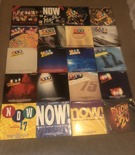 NOW THAT’S WHAT I Call Music 1-20 vinyl record collection £170.00 ...