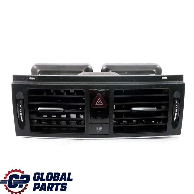 MERCEDES-BENZ W204 TABLEAU de bord buse d'air ventilation centre ...