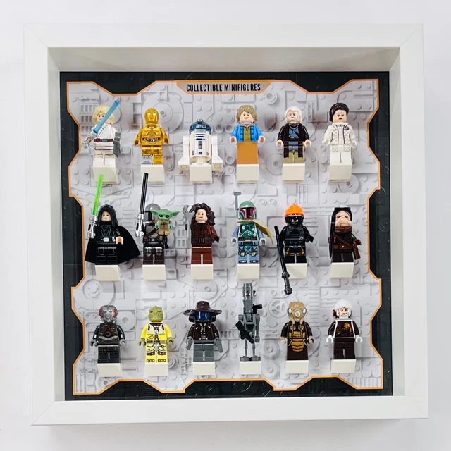 CADRE VITRINE POUR figurines LEGO ® Star Wars général 25cm EUR 26,21 ...