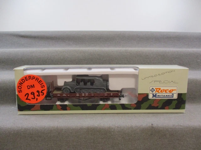 ROCO MINITANKS SPUR H0 836 Güterwagen Rungenwagen R10 ...