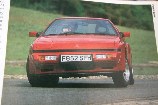 ORIGINAL AUTOCAR EXTRACTED mag road test 1989: MITSUBISHI STARION 2.6 ...