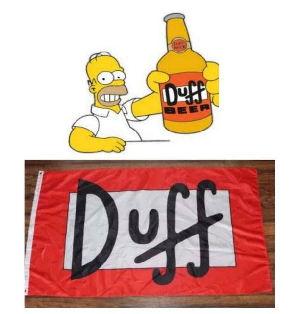 DUFF BEER FLAG, Banner, Homer Simpson, The Simpsons, 3X5 Ft EUR 5,14 ...
