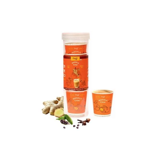 CUP-JI MASALA CHAI Premix 7 Cups | Kadak Ghar-Wali Tea | On-the-Go ...