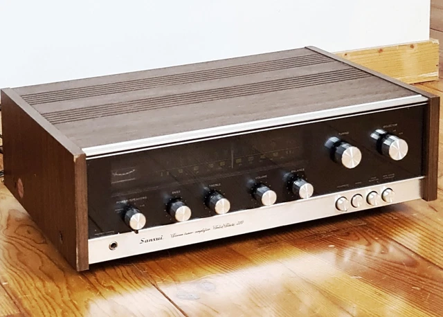 AMPLIFICATEUR TUNER STEREO SANSUI solid state 310 vintage Ampli fonctionne £102.55 - PicClick UK