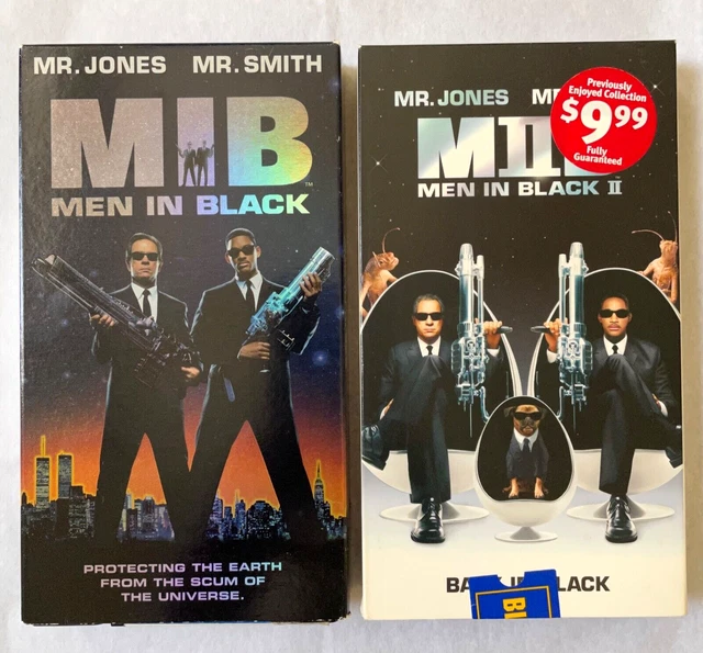 MEN IN BLACK VHS Lot, MIB & MIIB Movie Action Comedy Will Smith, Tommy ...