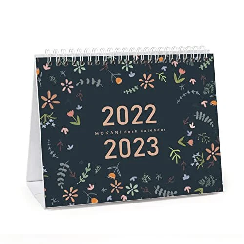 2022-2023 DESK CALENDAR, Monthly Desktop Calendar, Standing Flip ...