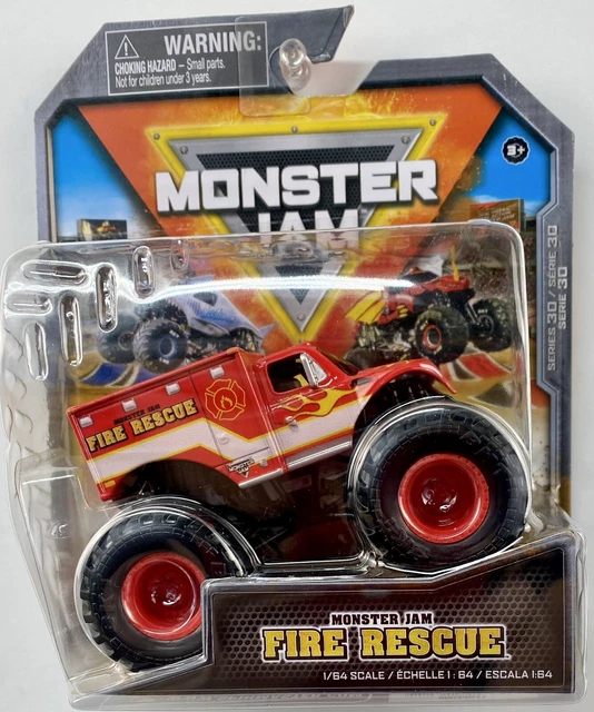 MONSTER JAM TRUCK FIRE RESCUE 1:64 2023 Series 30 Everyday Heroes EUR 7 ...