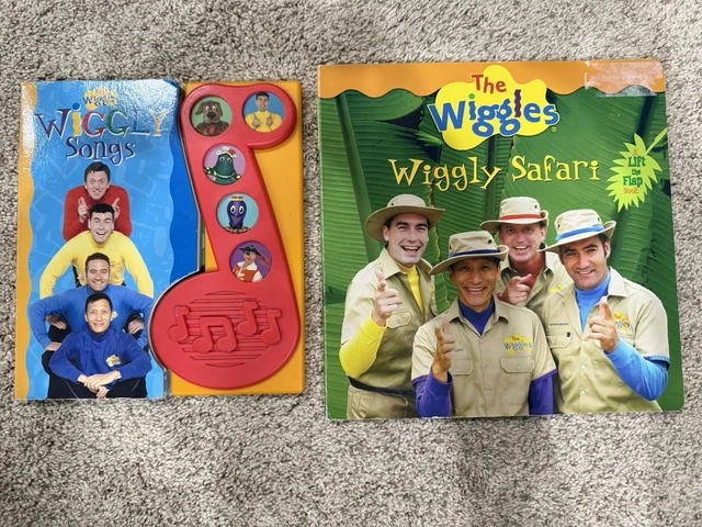THE WIGGLES WIGGLY Songs Play-a-Song & Safari Board Book Musical ...