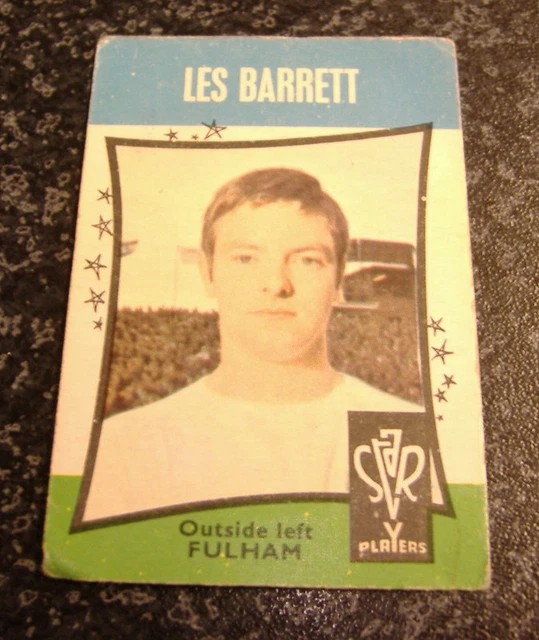 A&BC FOOTBALLERS (STAR Players) 1967 No10 Les Barrett - Fulham £2.54 ...