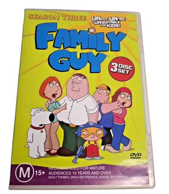 FAMILY GUY: SEASON Three {3-Disc Set DVD VGC} £5.44 - PicClick UK