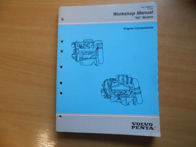 MANUEL D'ATELIER MANUEL d'entretien atelier moteur manuel de réparation Volvo Penta modèles CN ...