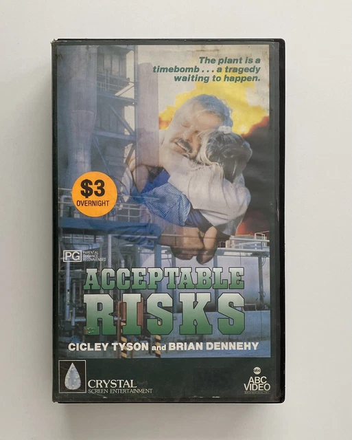 ACCEPTABLE RISKS [VHS] Crystal Screen Entertainment Big Box Ex-Rental Tape 1986 £11.74 - PicClick UK