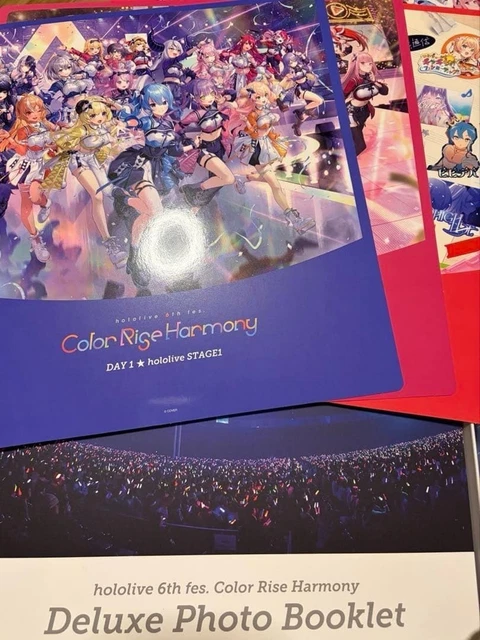 HOLOLIVE 6TH FES Color Rise Harmony Bluray Japan Includes revised ...