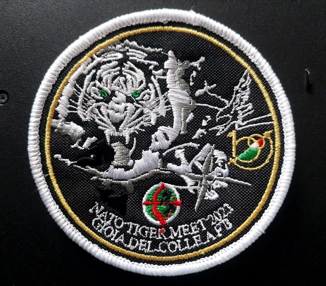 PATCH AERONAUTICA MILITARE AM ITALIAN AIR FORCE ITAF W/welkro 12 GRUPPO ...