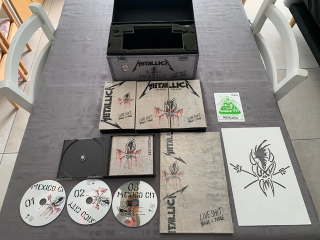 COFFRET METALLICA LIVESHIT - Binge and Purge 1993 complet en très bon ...