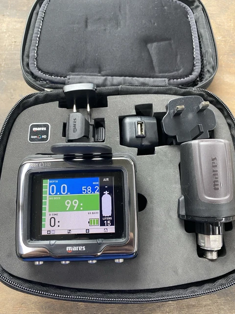 MARES ICON HD Black Edition Tauchcomputer mit Sender EUR 495,00 ...