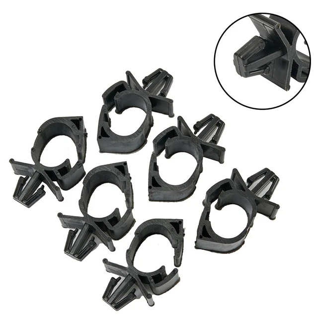 ATTACHES CLIPS OUTILS Fixation Bordure Kit Attache Câble Plastique Noir ...
