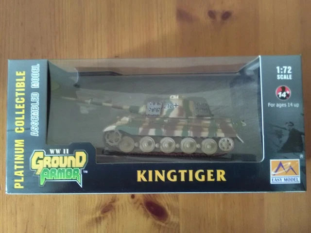 EASY MODEL 1:72 scale King Tiger tank s.Pz Abt 505. WW2 Germany £20.00 ...