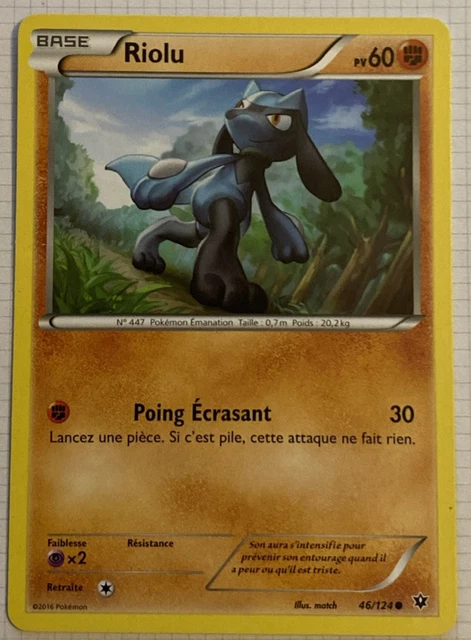 CARTE POKÉMON 46/124 RIOLU EUR 1,00 - PicClick FR