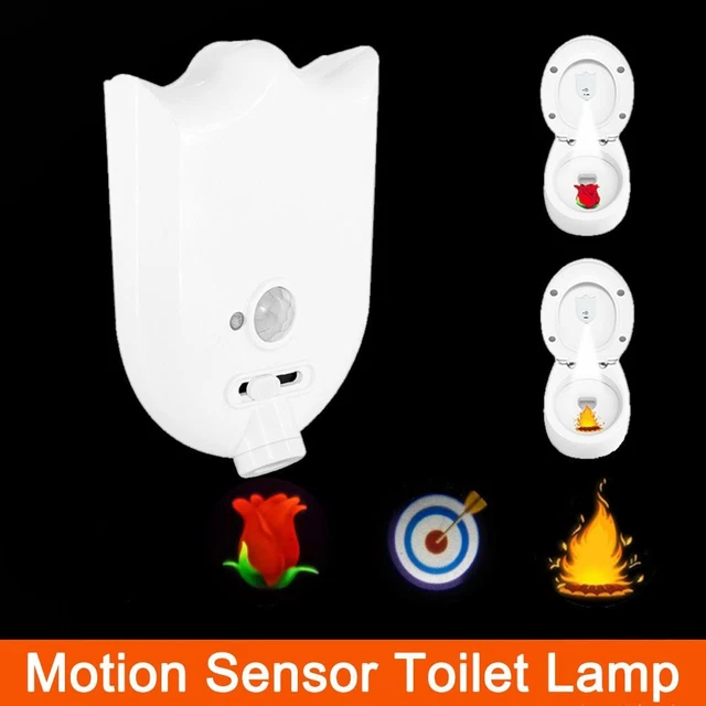 MOTION SENSOR TOILET Lamp Rechargeable Footlight LED Night Light ...
